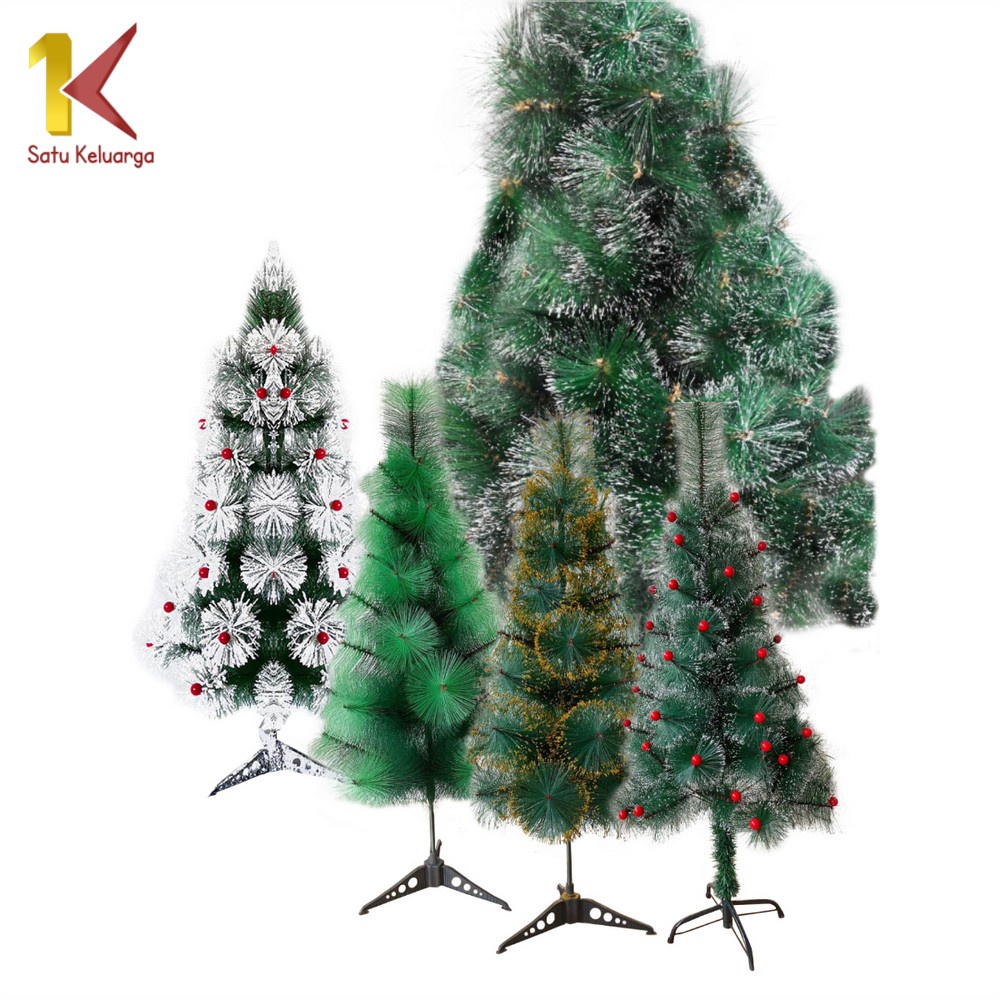 Jual Satu Keluarga Pohon Natal 90CM 3F C15 Jarum Dekorasi Rumah ...