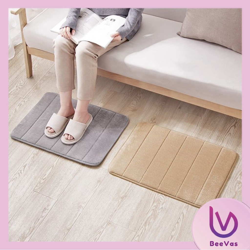 Jual BV.ID KS378 KESET KAKI ANTI SLIP 40×60CM BAHAN MEMORY FOAM SERAP ...