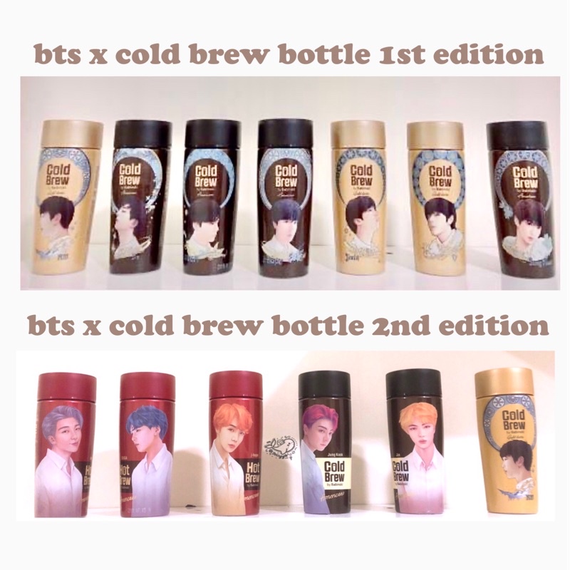 Jual BTS COLD BREW BOTTLE // PC PHOTOCARD (RM, JIN, SUGA, JHOPE, JIMIN ...