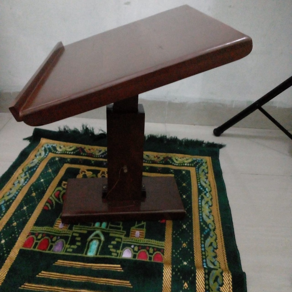 Jual Rehal Meja Miring Baca Quran KnockDown Rekal Jepara Rapi Jali ...