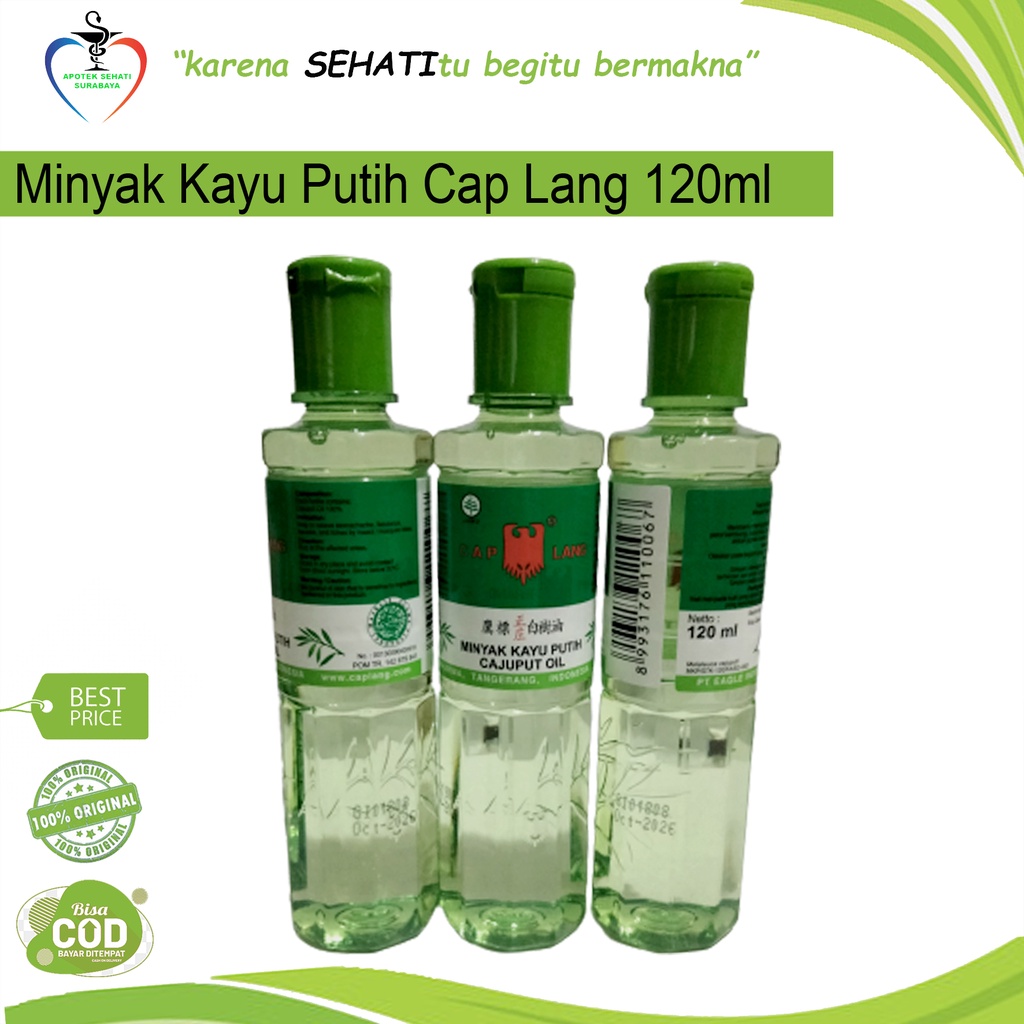 Jual Cajuput Minyak Kayu Putih Cap Lang Masuk Angin Kembung Variasi MKP ...