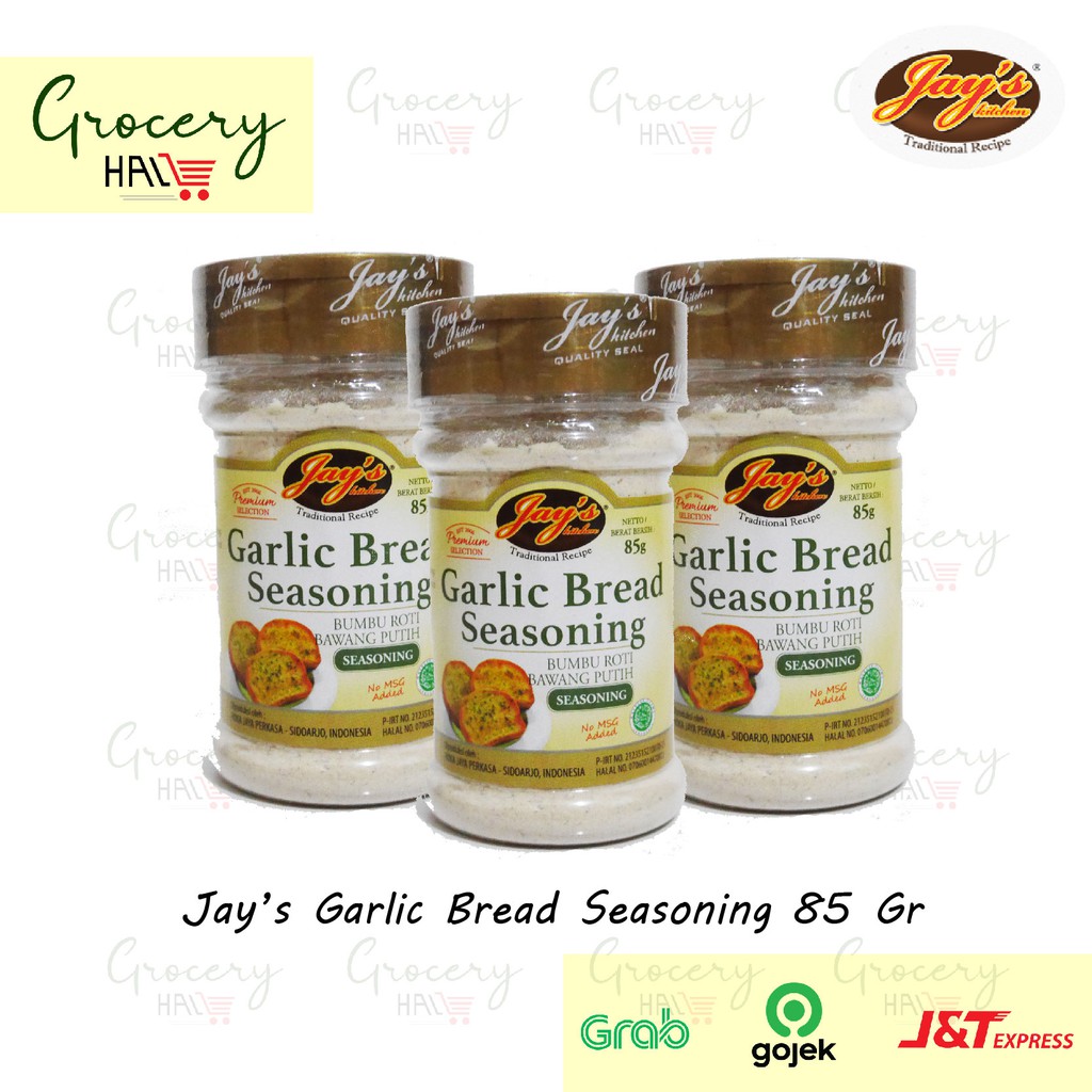 Jual JAY'S GARLIC BREAD SEASONING 85 GRAM ( BUMBU ROTI BAWANG PUTIH ...