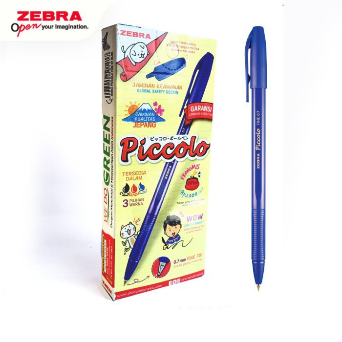 Jual Zebra Piccolo Ballpen Semi Gel 0.7mm | Shopee Indonesia