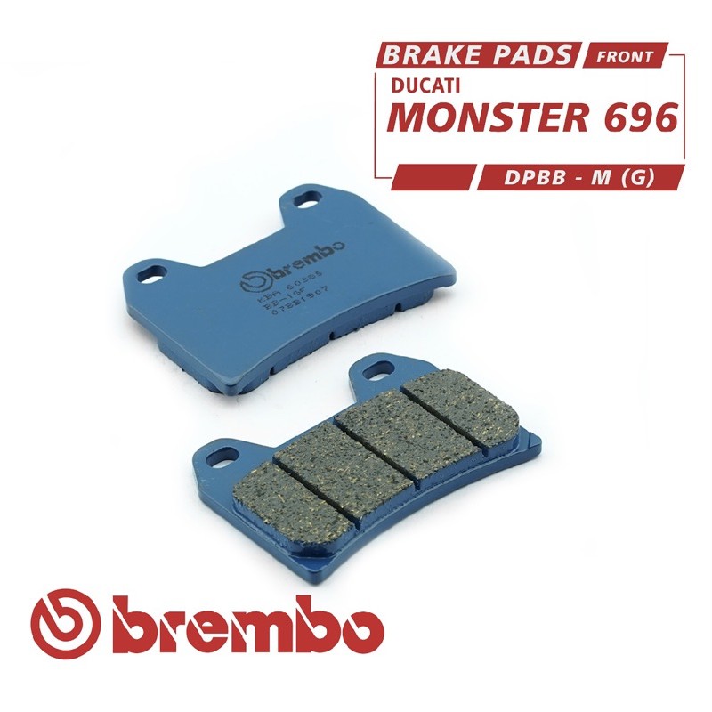 Jual Brakepad / kampas rem BREMBO DUCATI MONSTER 696 (front) | Shopee ...