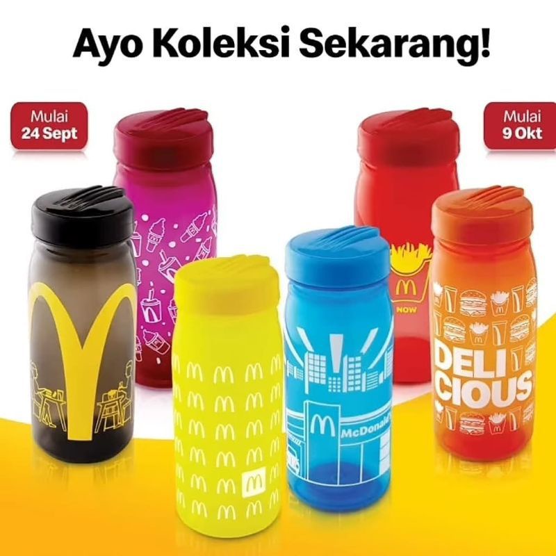 Jual Mcdonals colorfull tumbler | Shopee Indonesia