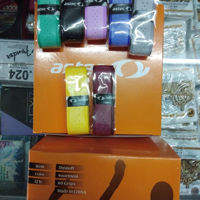 Jual Raket BadmintonGRIP BADMINTON ASTEC ORIGINAL DURASOFT / PEGANGAN ...