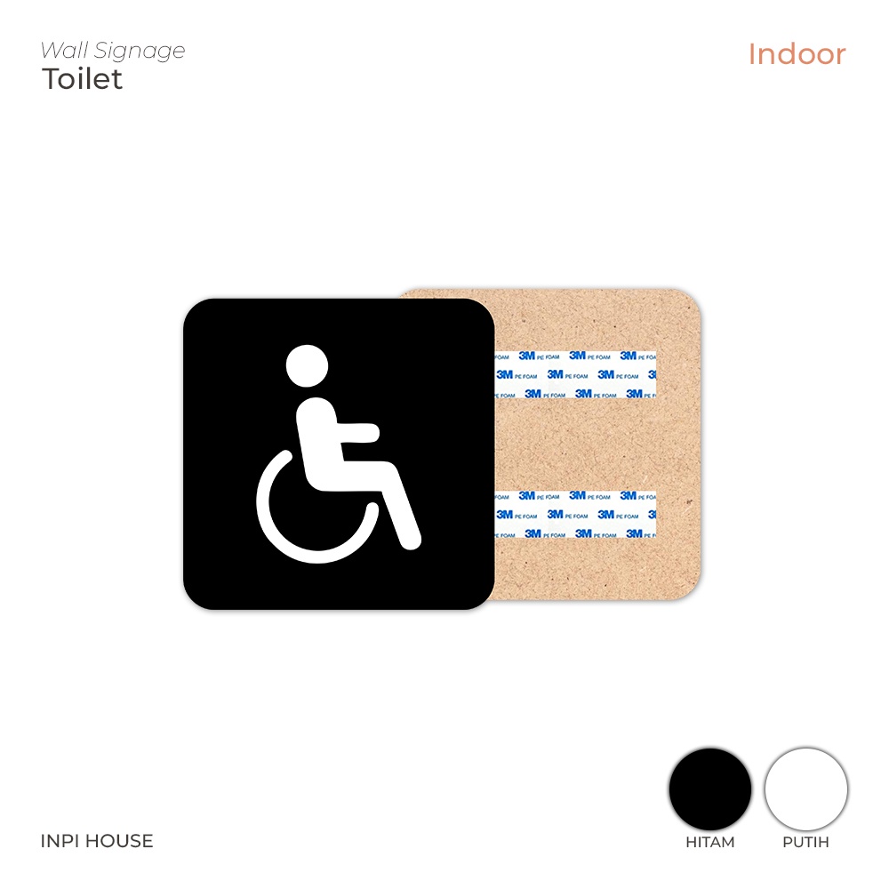 Jual Wall Signage Toilet Difable Room - Papan Tanda Toilet Difabel ...