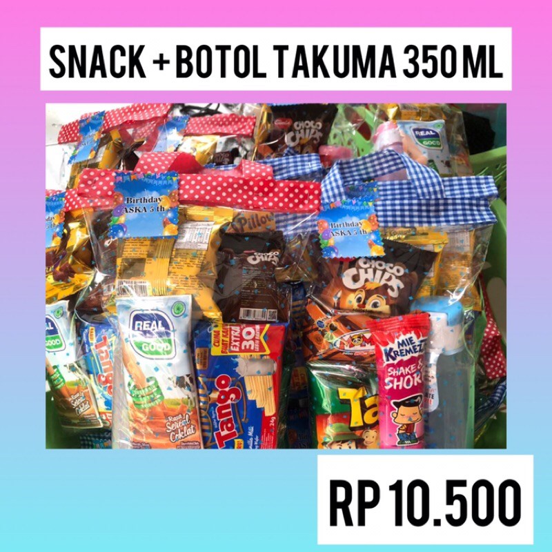 Jual Snack + Botol Takuma 350 ml | Shopee Indonesia