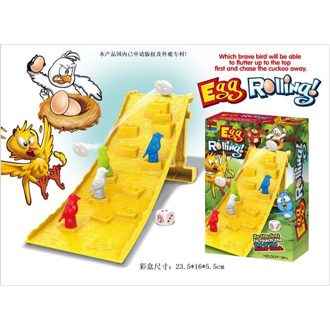 Jual Mainan Anak Import Egg Rolling Board Game Lempar Telur Burung ...