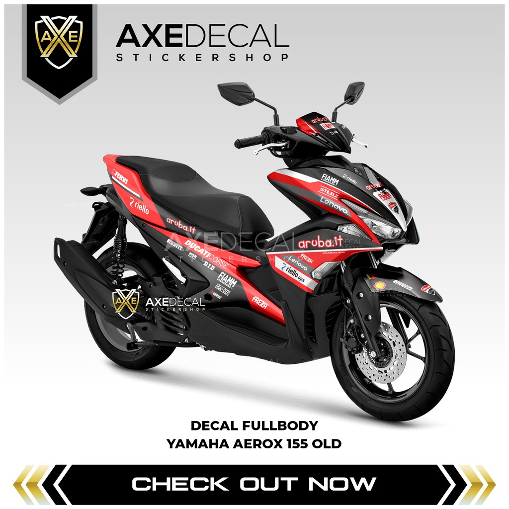 Jual Decal Aerox 155 Livery Ducati World SBK / Stiker Motor Yamaha ...