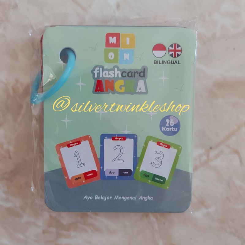 Jual Mainan edukasi flashcard flash card ring angka huruf buah warna ...
