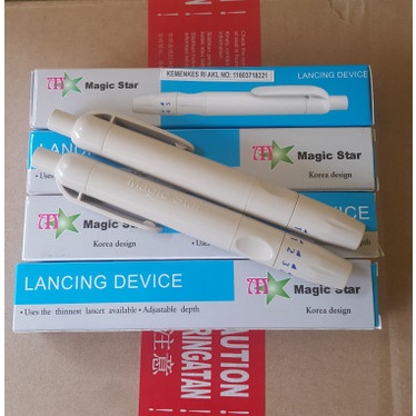 Jual Pen Bekam Plastik MAGIC STAR Lancing Device General Care | Shopee ...