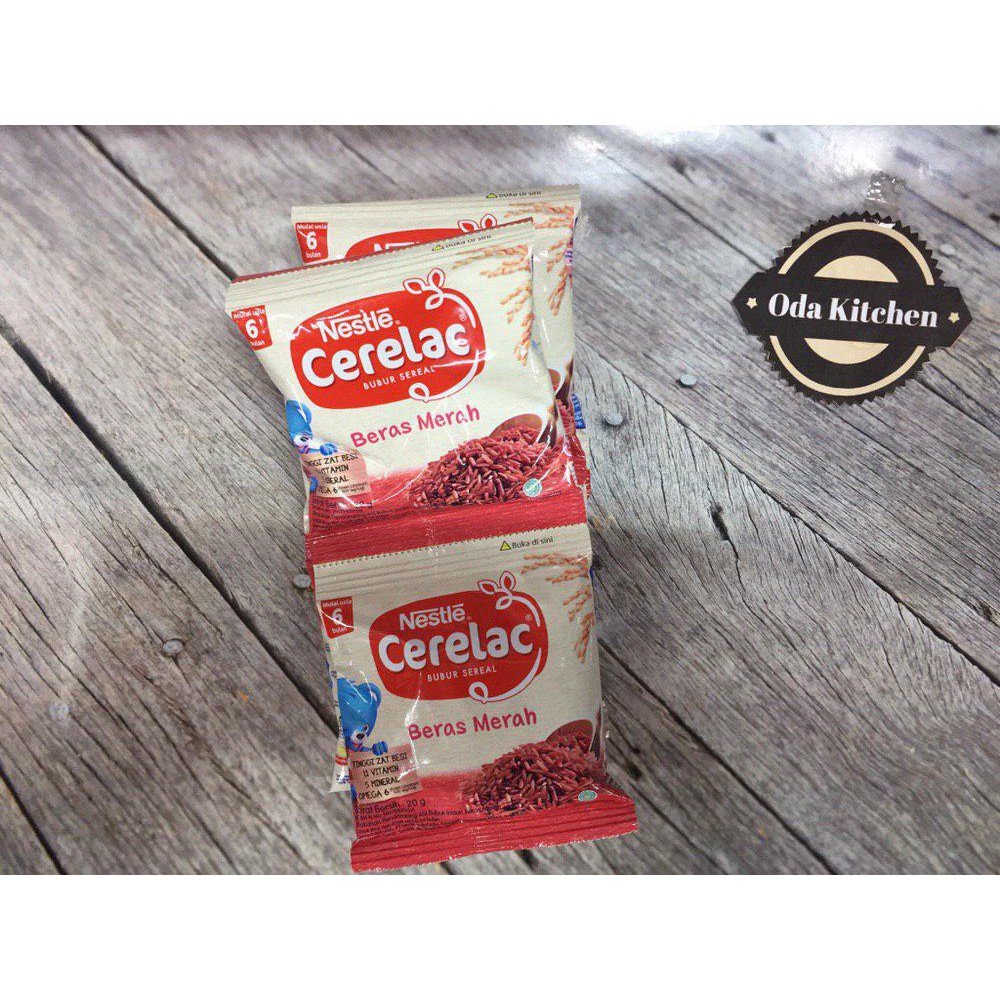 Jual NESTLE CERELAC BUBUR BERGIZI BERAS MERAH RENCENG 8X20gr | Shopee ...