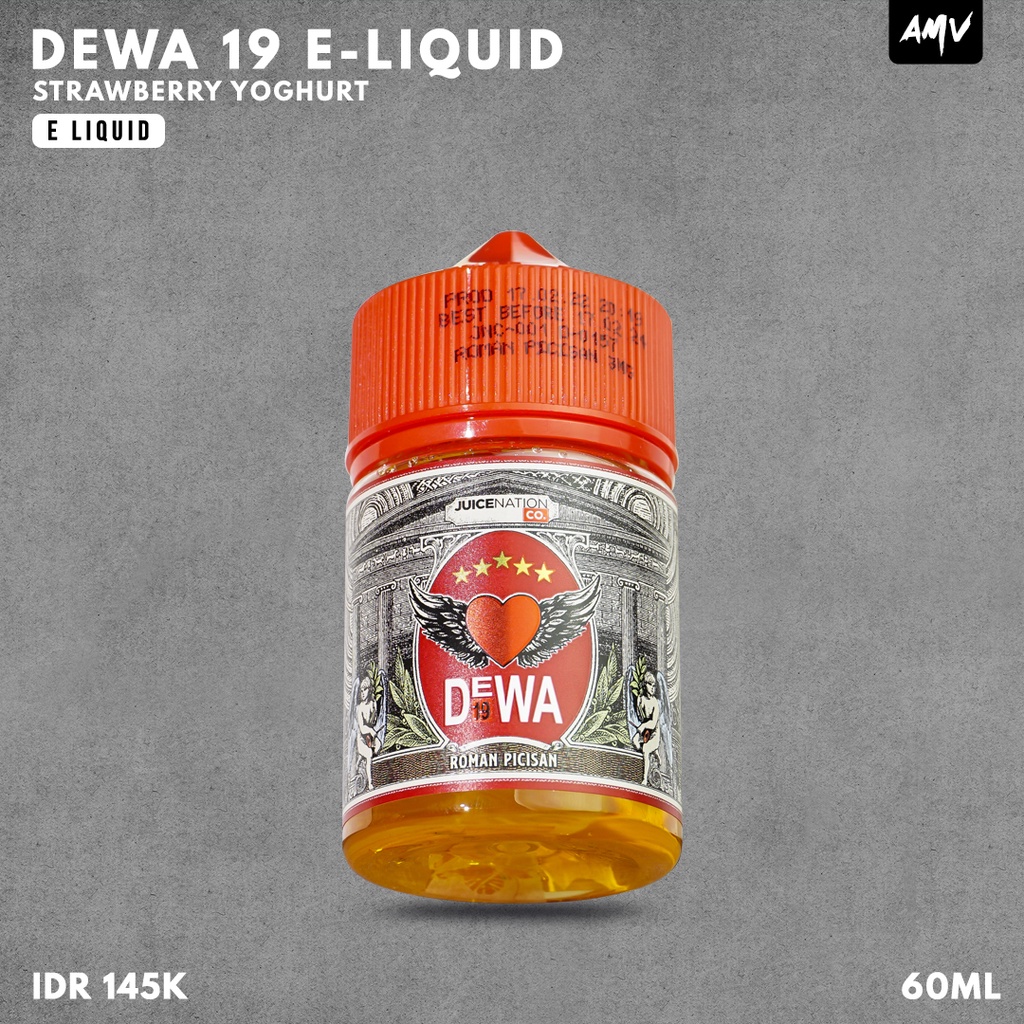 Jual Dewa19 Roman Picisan Strawberry Yoghurt 60ML by Juicenation - LF ...