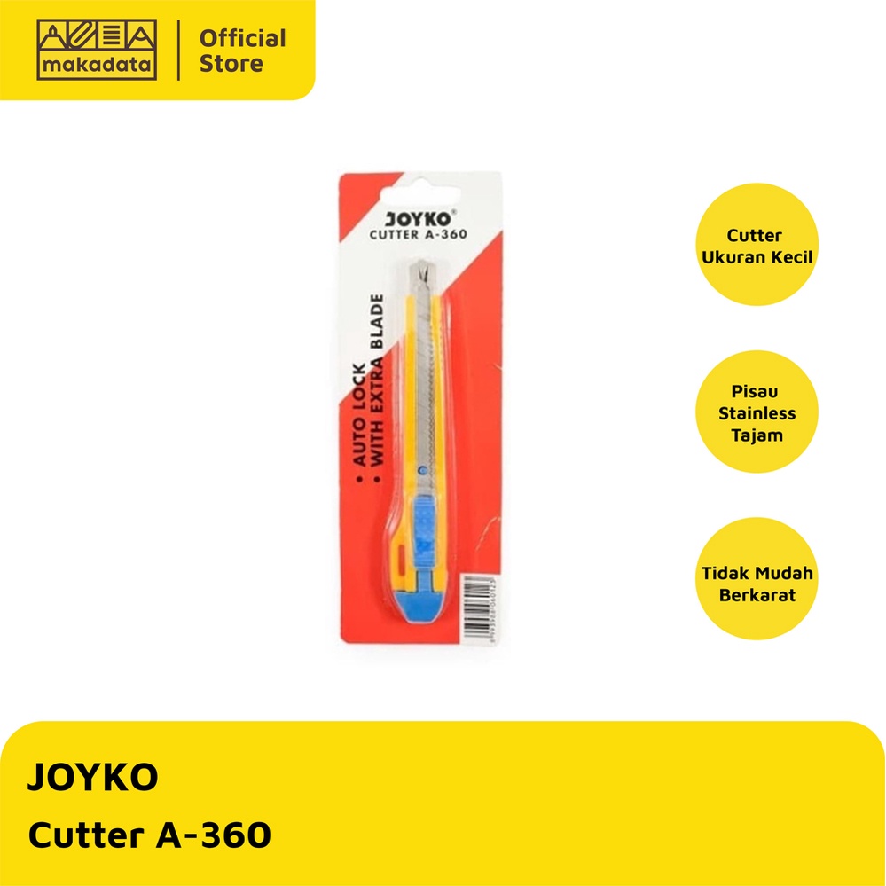 Jual CUTTER JOYKO A-360 UKURAN KECIL (1 PCS) MURAH | Shopee Indonesia