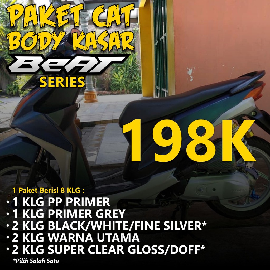 Jual Paket Cat Body Kasar Motor Beat / Sapporo Spray | Shopee Indonesia