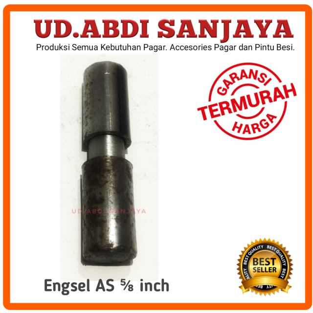 Jual Engsel Pagar Besi AS Ukuran ⅝ inch Engsel Bubut | Shopee Indonesia