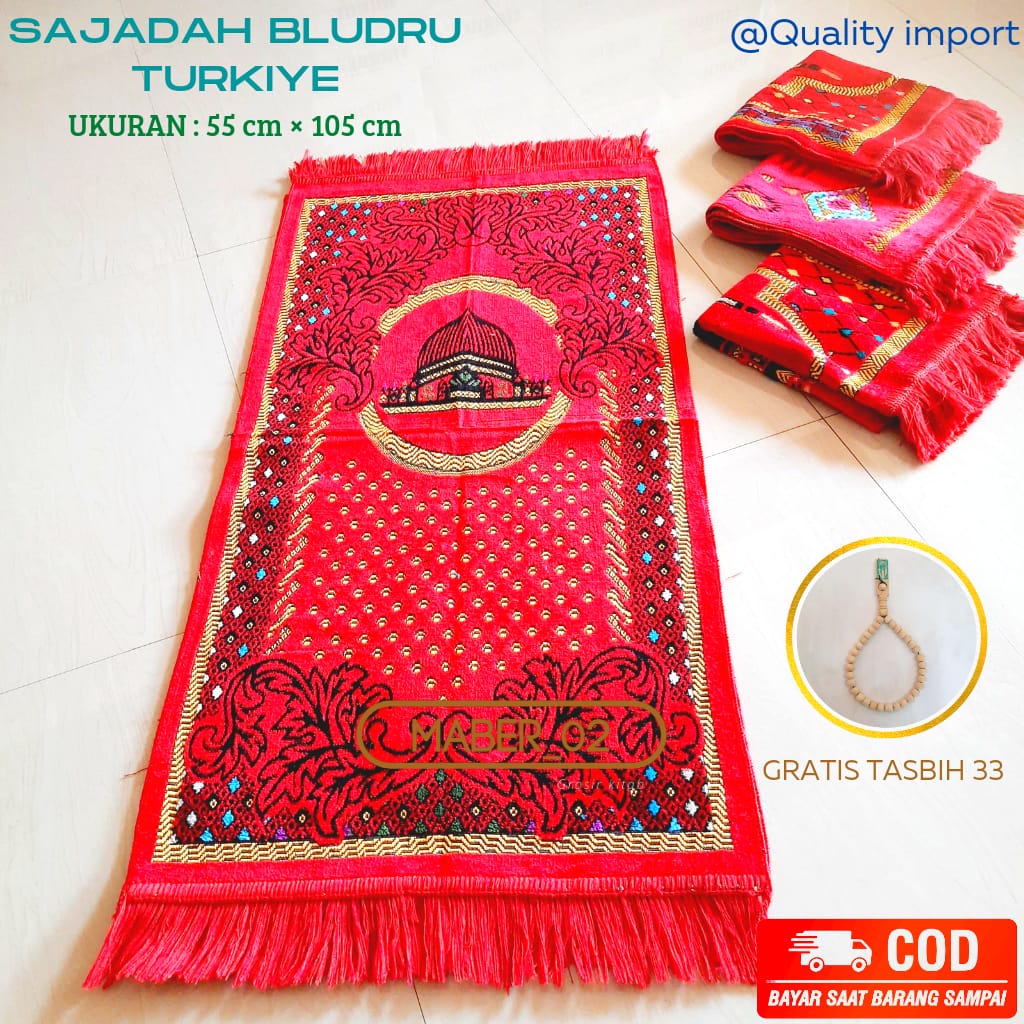 Jual Sejadah Turkey Premium Tanggung / Sejadah Tanggung dewasa ...