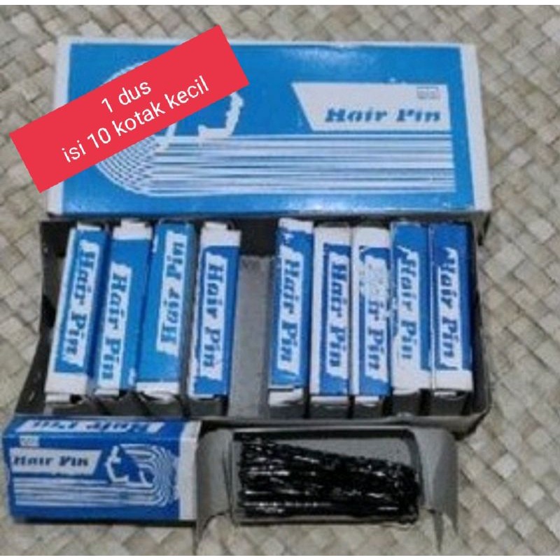 Jual kep/jepit/klip/lidi/bobby/cuancuy/hitam polos kiloan/500 gr ...