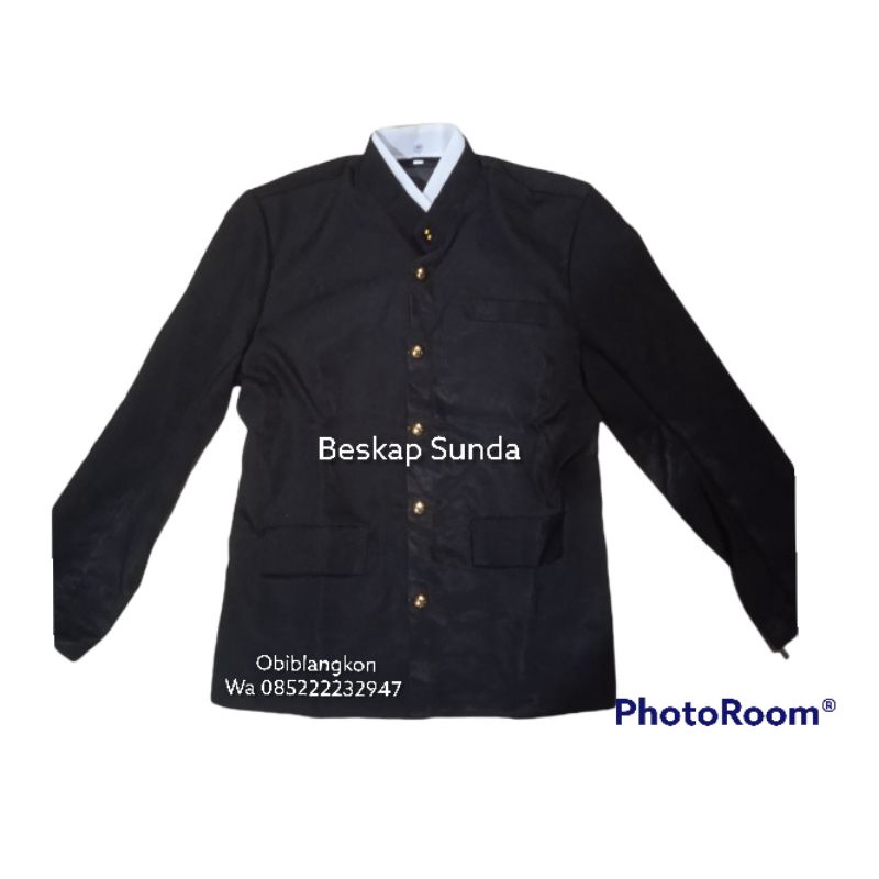 Jual beskap Landung beskap Sunda ready stok basofi baju adatnya ...