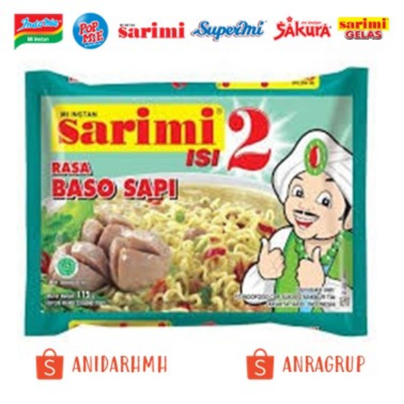 Jual Sarimi Isi 2 Rasa Baso Sapi | Shopee Indonesia