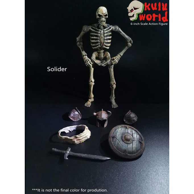 Jual Kulo World 1/12 Skeleton Figure (Soldier) | Shopee Indonesia