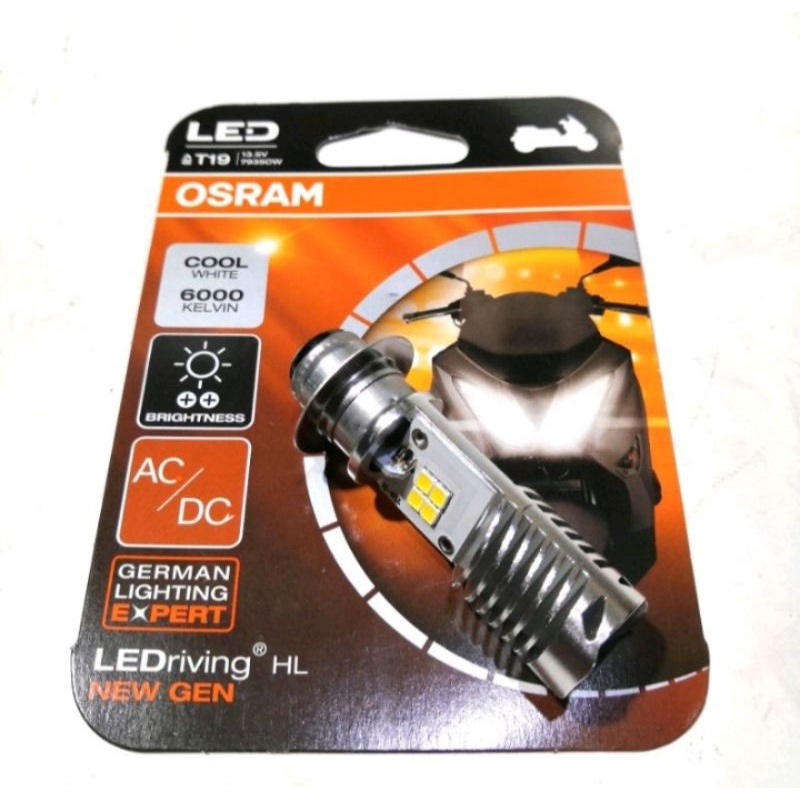 Jual Lampu Led Osram T19 H6 kaki 1 Putih,Kuning bohlam depan Led ...