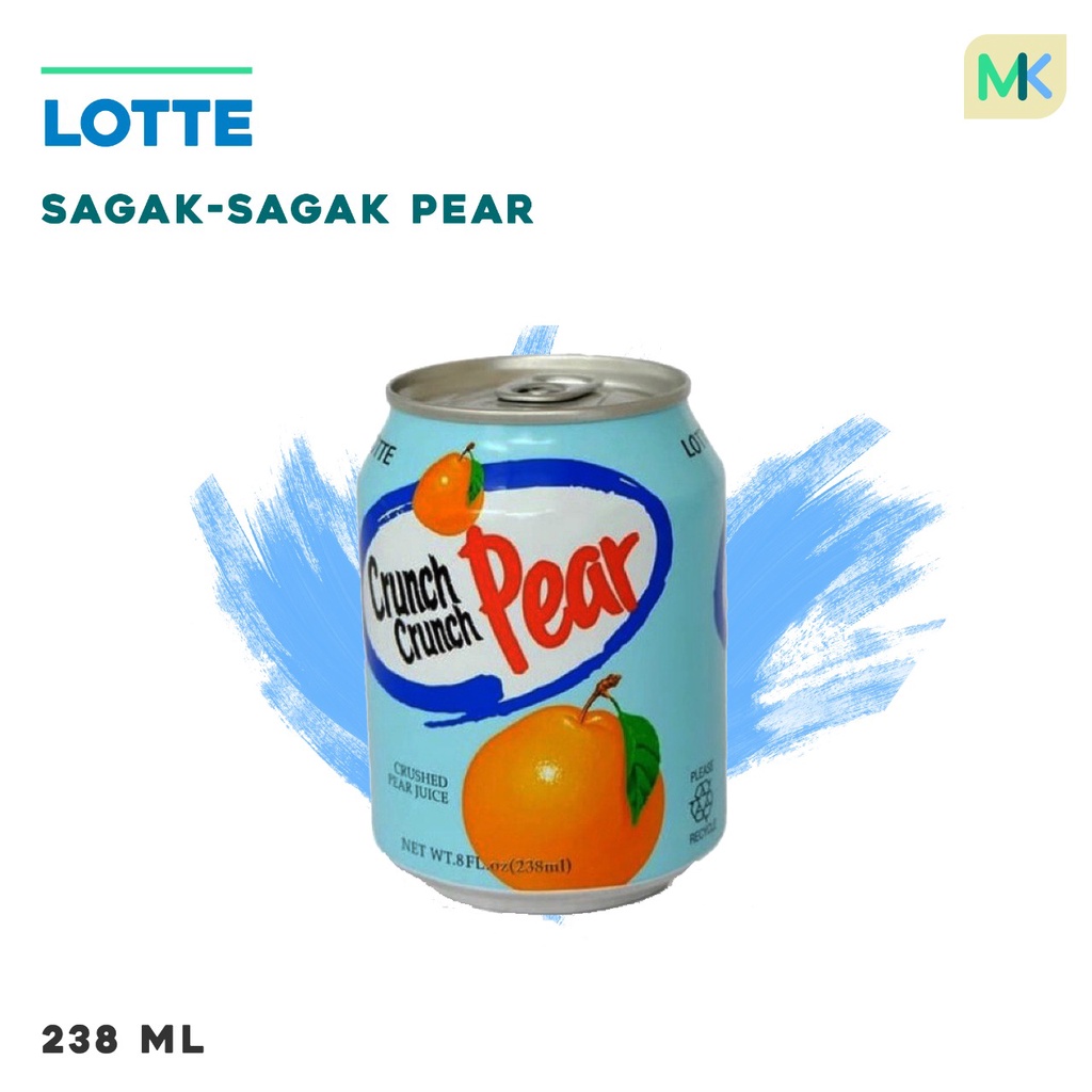 Jual LOTTE CRUNCH SAGAK SAGAK PEAR 238 ML MINUMAN SUPER SEGAR | Shopee ...