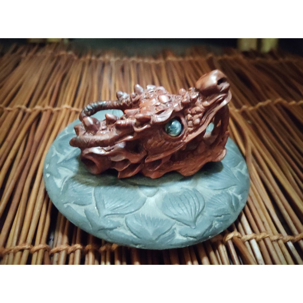 Jual Liontin Kayu Nagasari Sunan Gunung Jati Asli Ukiran Naga 60mm ...