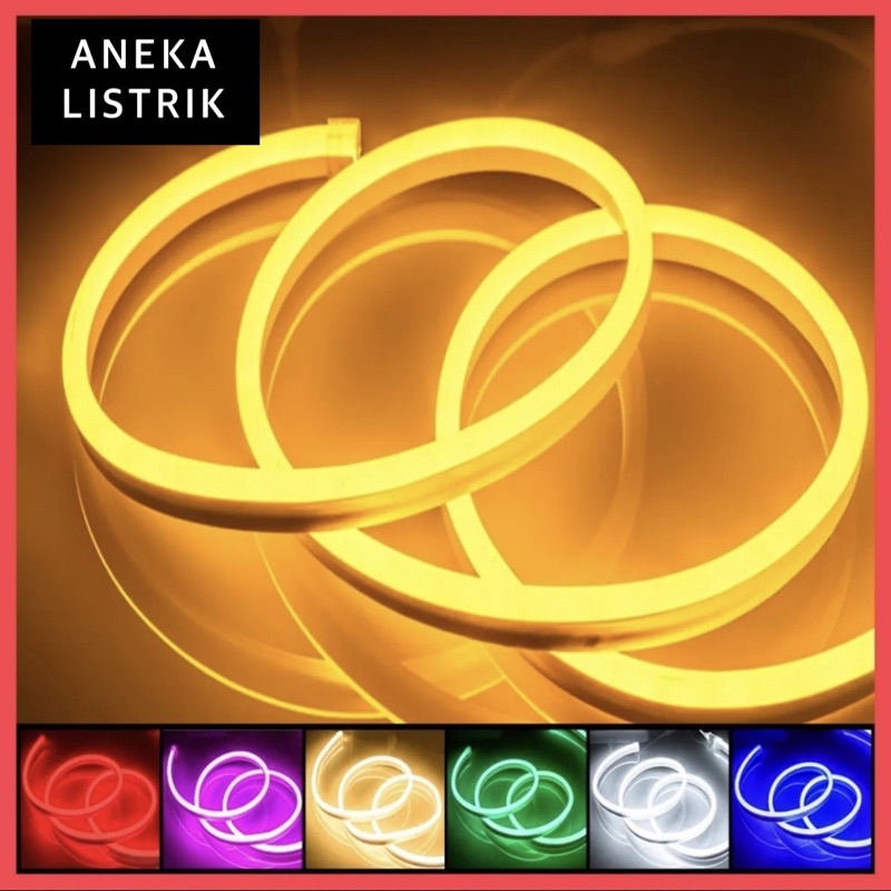 Jual NEON FLEX LAMPU LED SELANG 1M-5M KUALITAS PREMIUM DC 12V / LAMPU ...