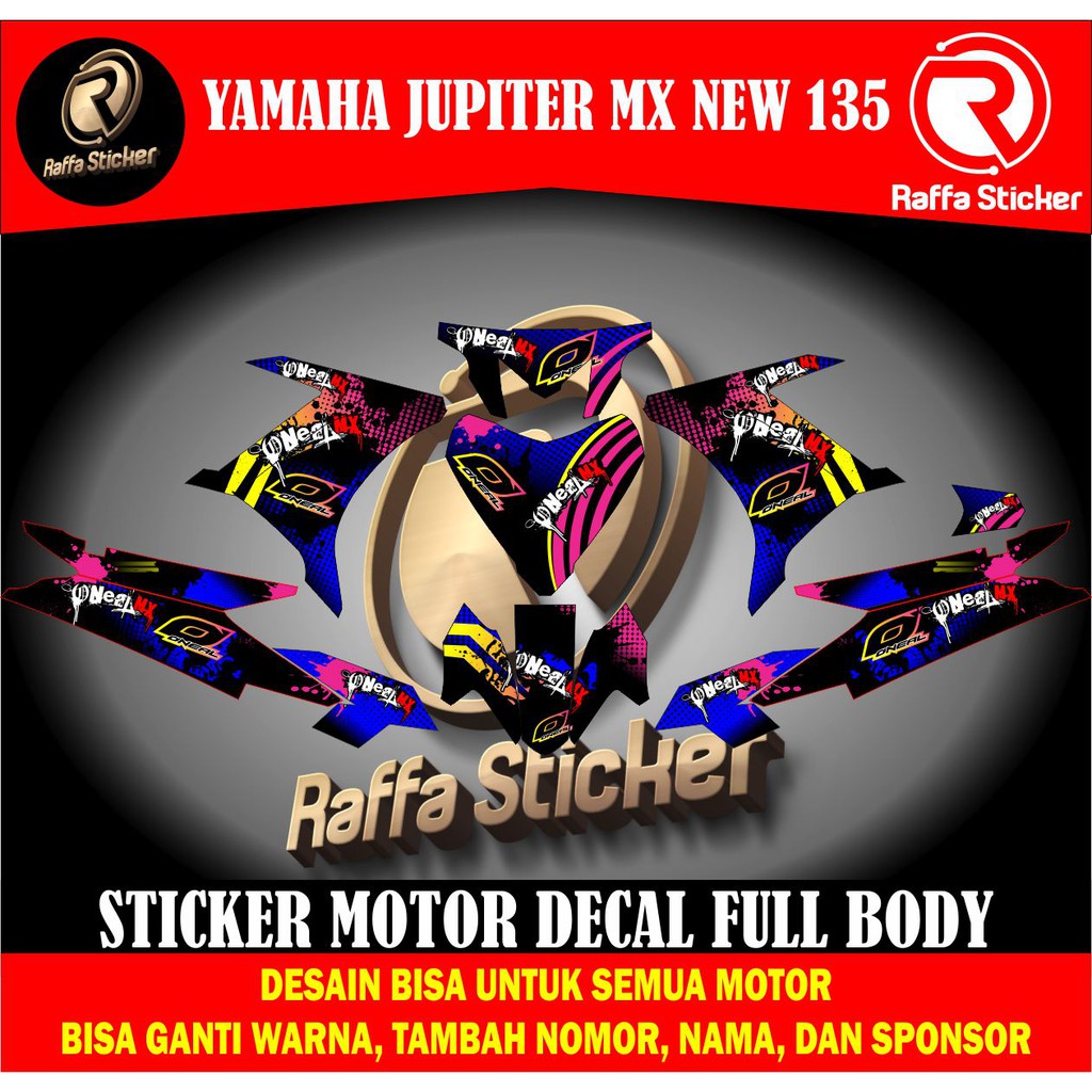 Jual stiker jupiter mx new decal jupiter mx 135 decal jupiter mx new ...