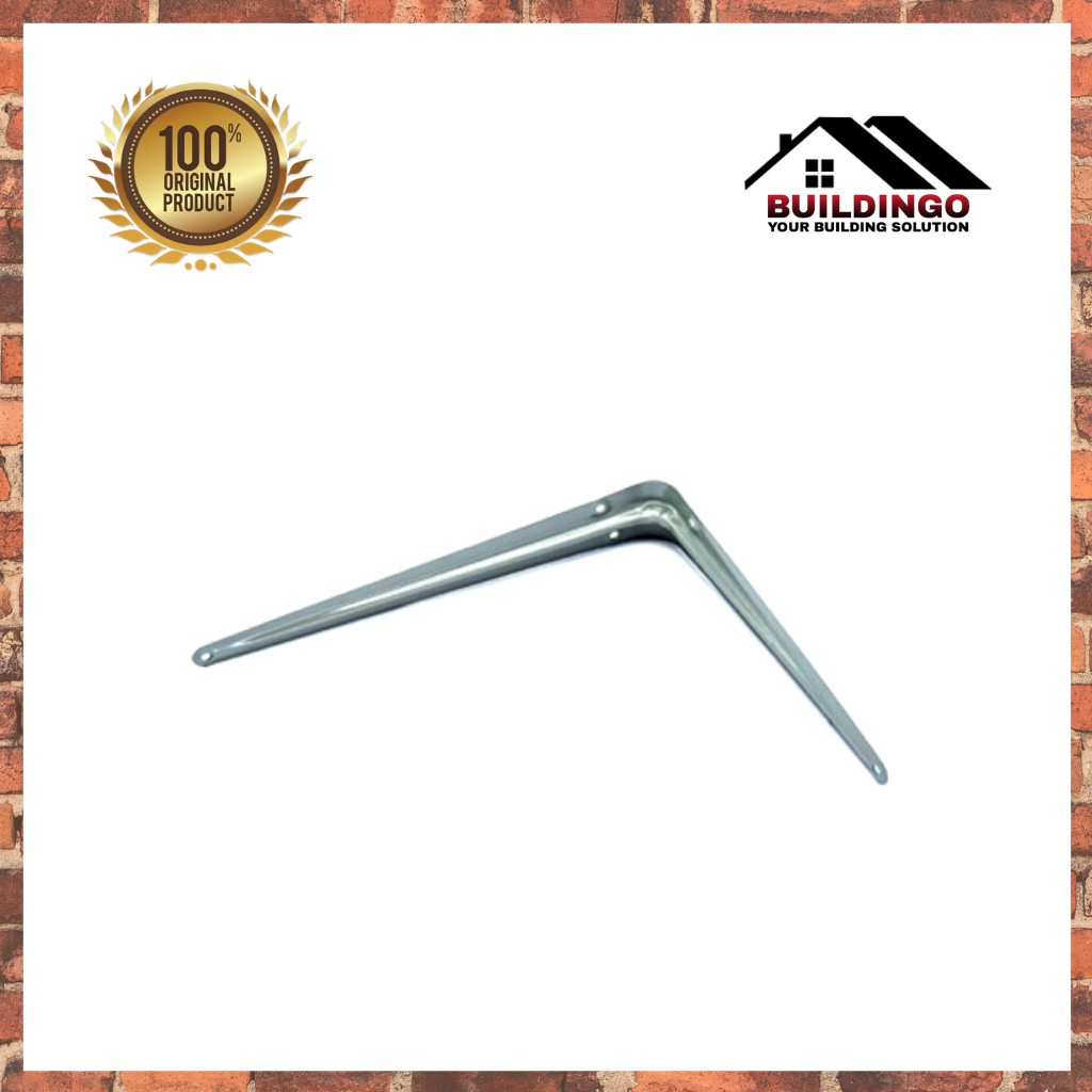 Jual SIKU RAK BESI L / SHELF BRACKETS SEMUA UKURAN 8 x 10 x 12 x 14 ...