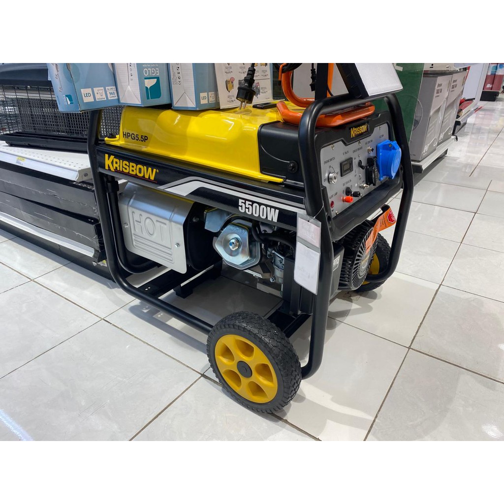 Jual Krisbow Genset generator Bensin gosline 5500 Watt | Shopee Indonesia