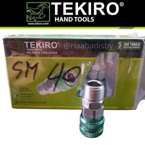 Jual COUPLER ANGIN 1 TOUCH SM 40 TEKIRO | AIR QUICK COUPLER ONE TOUCH SM 40 TEKIRO | NEPEL ...