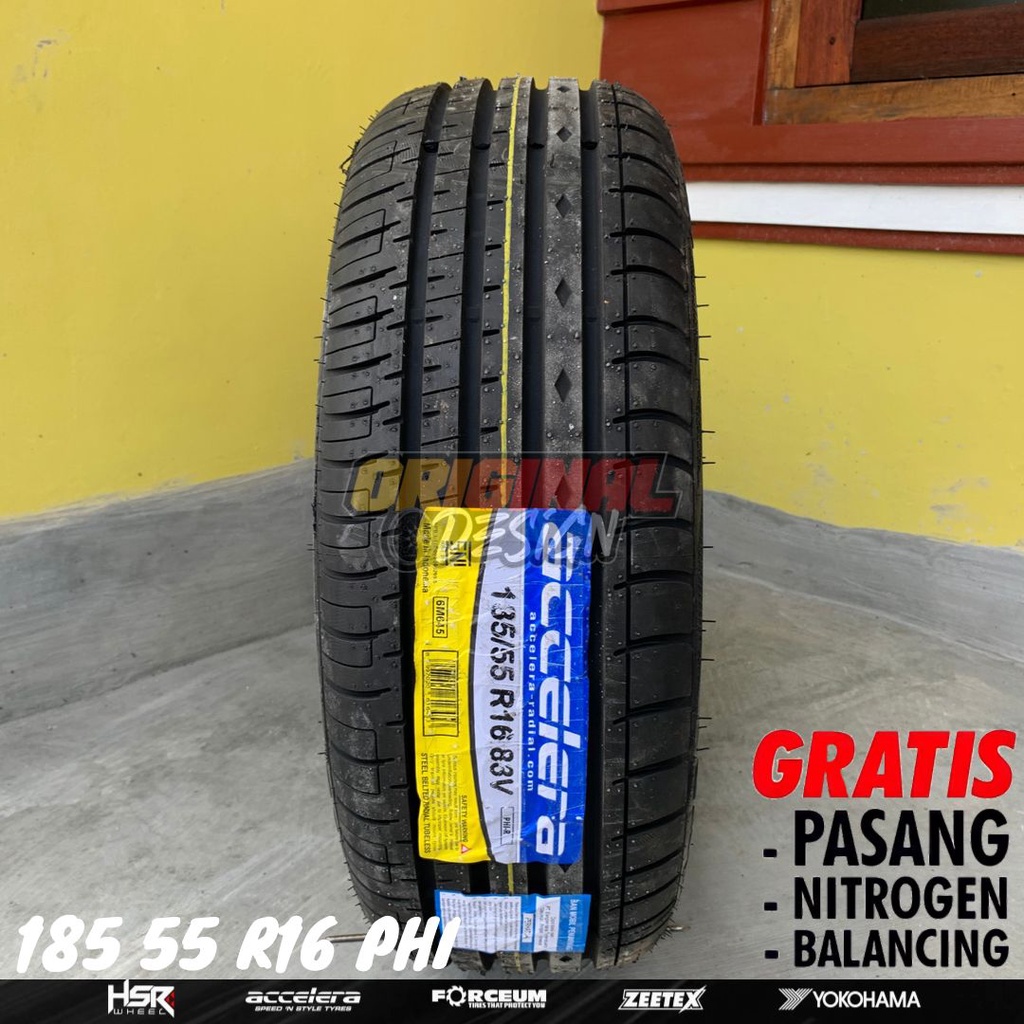 Jual Ban Mobil Ring 16 ACCELERA PHI-R 185 55 R16 TAHAN & AWET | Shopee ...
