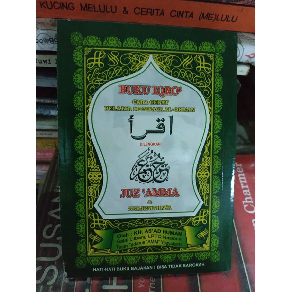 Jual [Original] Buku Iqro Lengkap 6 Jilid A6 Plus Juzamma Terjemah by ...