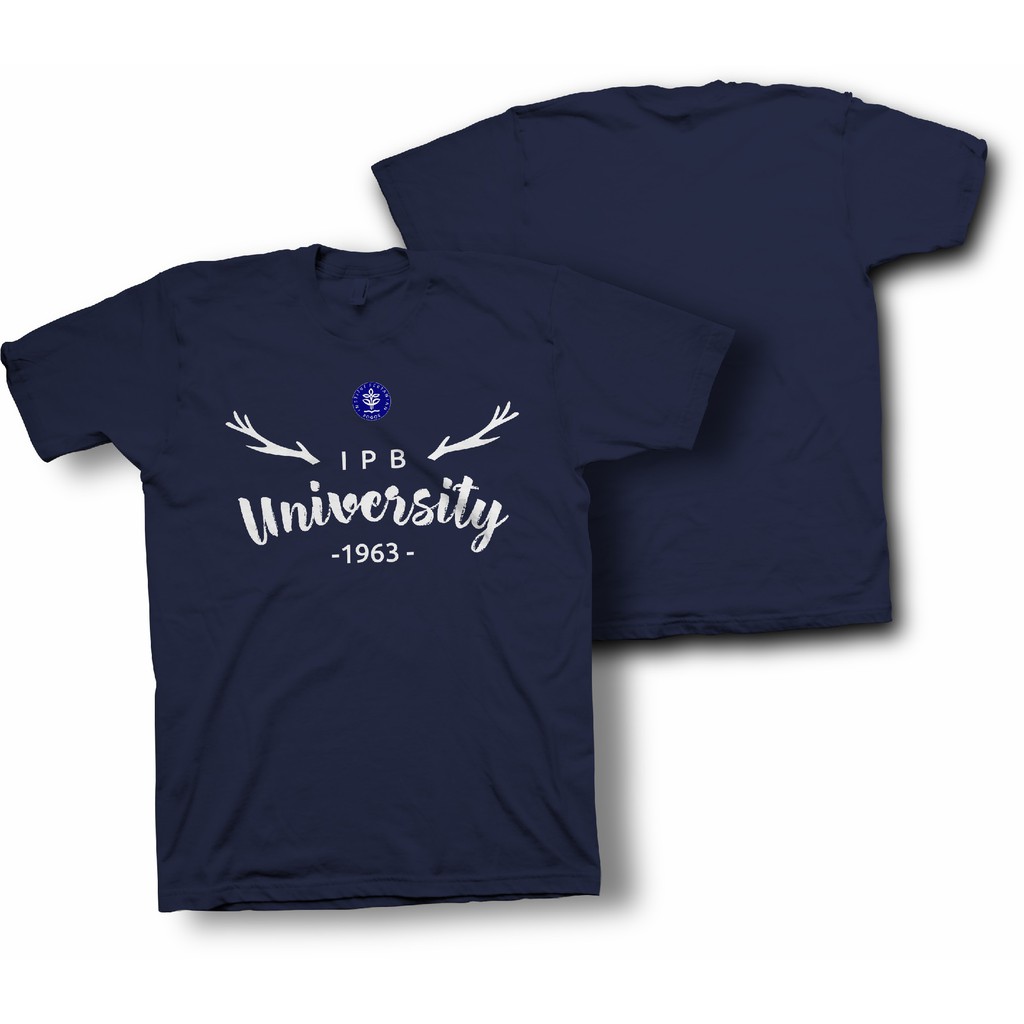 Jual Kaos IPB University Tanduk Rusa CC 30s Adem | Shopee Indonesia