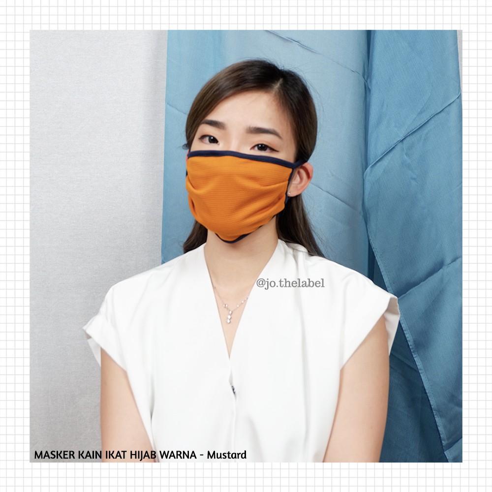 Jual MASKER KAIN IKAT HIJAB WARNA NON MEDIS - JOTHELABEL | Shopee Indonesia