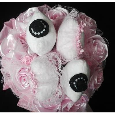 Jual HAND BOUQUET BUNGA TANGAN HELLO KITTY 2 PASANG PENGANTIN PINK ...