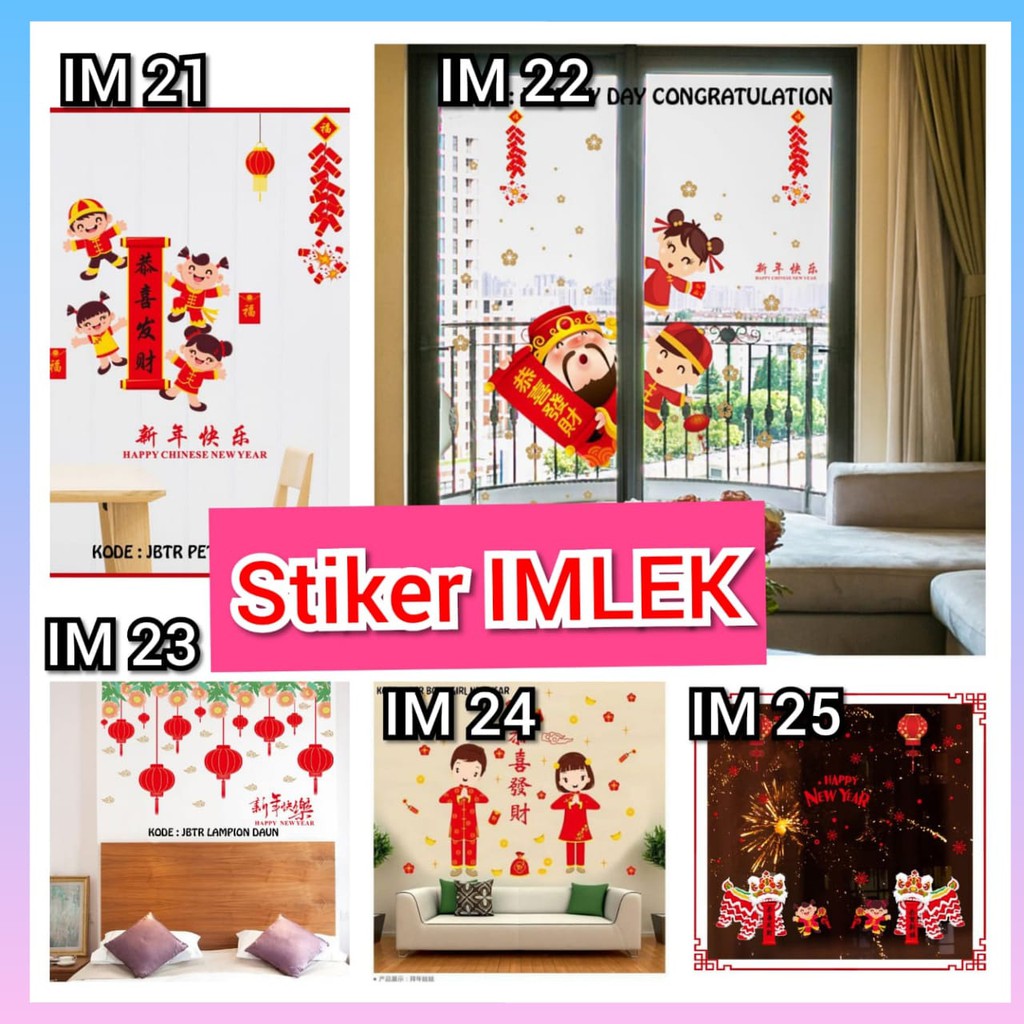 Jual SKM WALLSTICKER STIKER STICKER TEMBOK DINDING KACA JENDELA PINTU ...