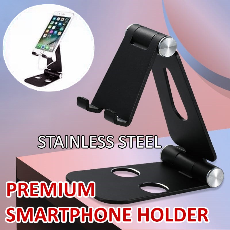 Jual Stand Holder Handphone Tempat HP/TABLET Universal - Stainless ...