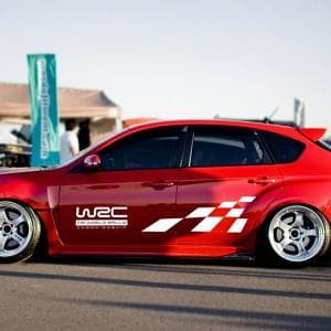 Jual stiker mobil striping top cutting sticker mobil wrc world rally ...