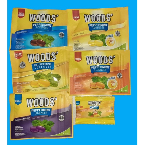 Jual WOODS PEPPERMINT LOZENGES PERMEN MINT | Shopee Indonesia