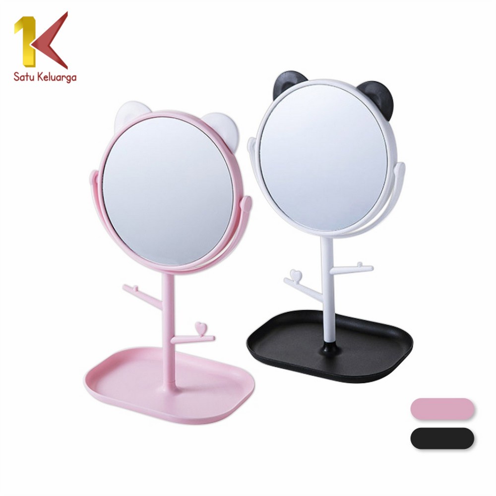 Jual Satu Keluarga Cermin K91 Kaca Meja Rias Bulat Lucu Motif Telinga ...