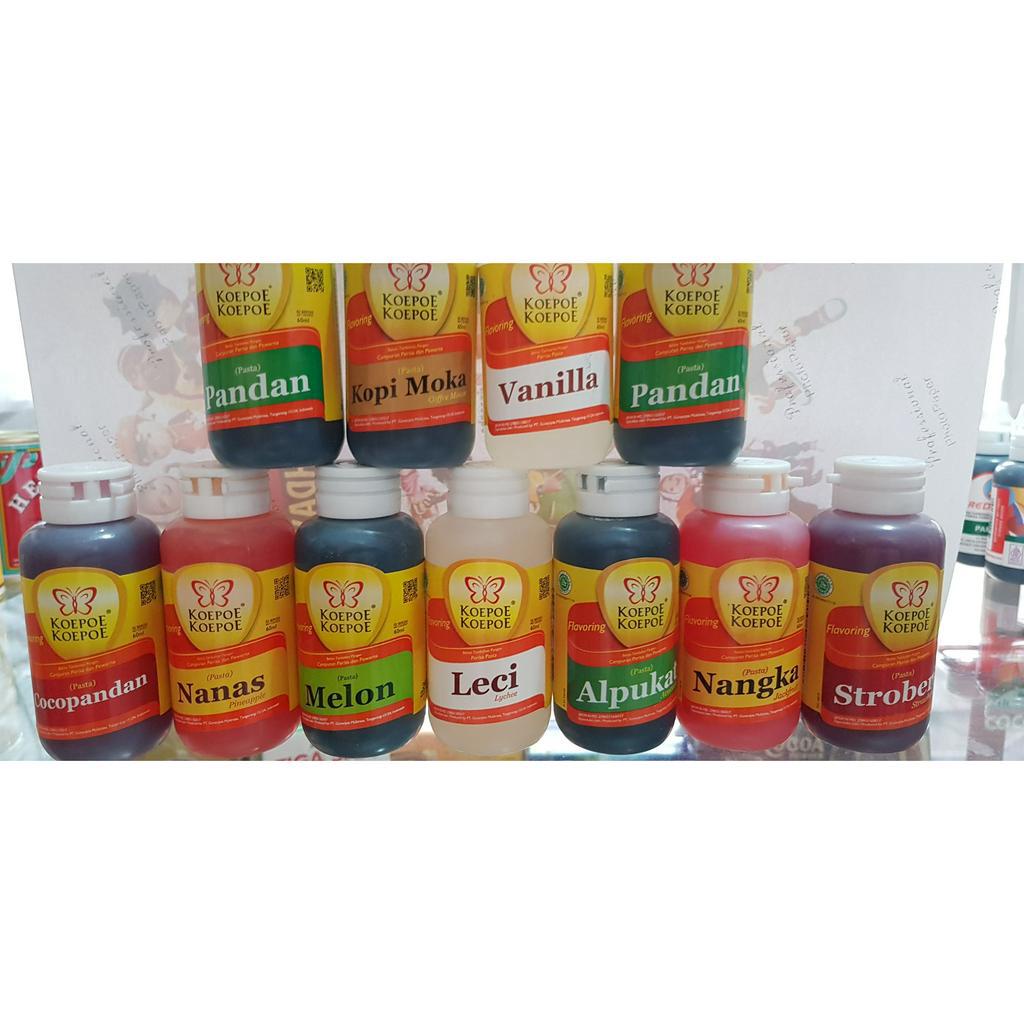Jual PASTA KOEPOE-KOEPOE Perisa Makanan dan Minuman Aneka Rasa uk 60 ml ...