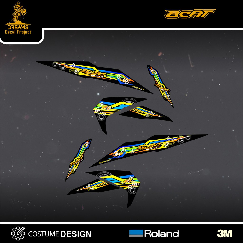 Jual Sticker Striping Honda Beat FI Thailand Icon | Shopee Indonesia