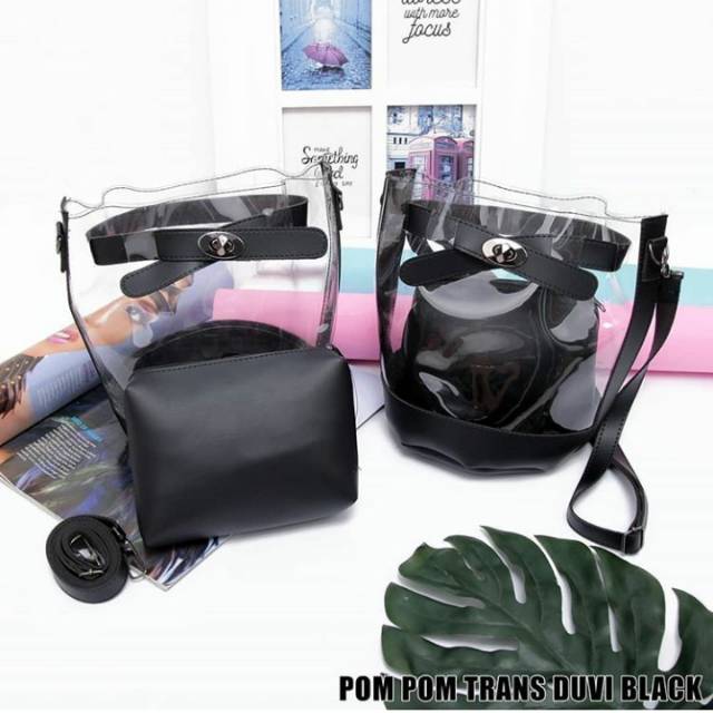 Jual Bag Pom Pom Trans Duvi | Shopee Indonesia