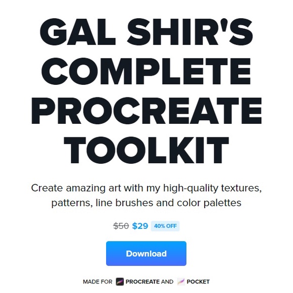 Jual Procreate Brush - Complete Procreate Toolkit | Shopee Indonesia