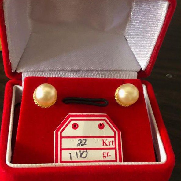 Jual Giwang dewi giwang tusuk giwang mutiara air laut asli original ...