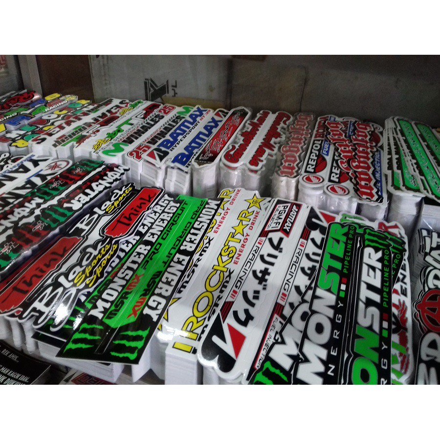Jual stiker huruf panjang isi 100 pcs | Shopee Indonesia